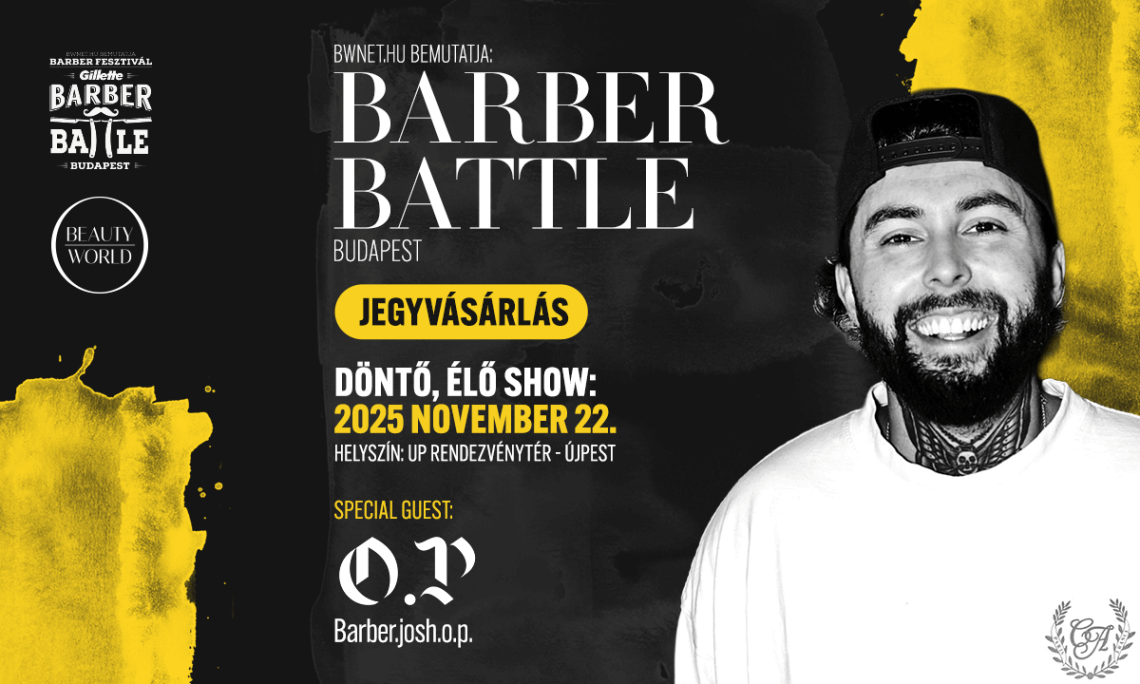 Interjú a Barber Battle Budapest 2025 exkluzív vendégével – Barber.josh ...