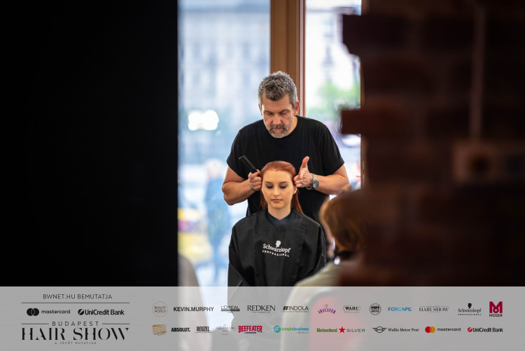 Képes beszámoló: Bódi Ákos bemutatkozója a Budapest Hair Show-n